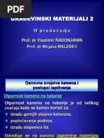 Gradjevinski Materijali 2 (FTN Novi Sad) | PDF