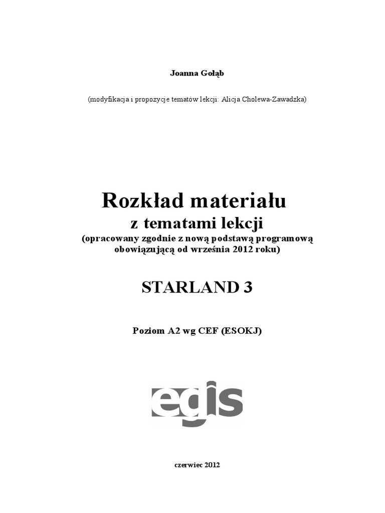 RM Starland 3 NPP Z Tematami | PDF