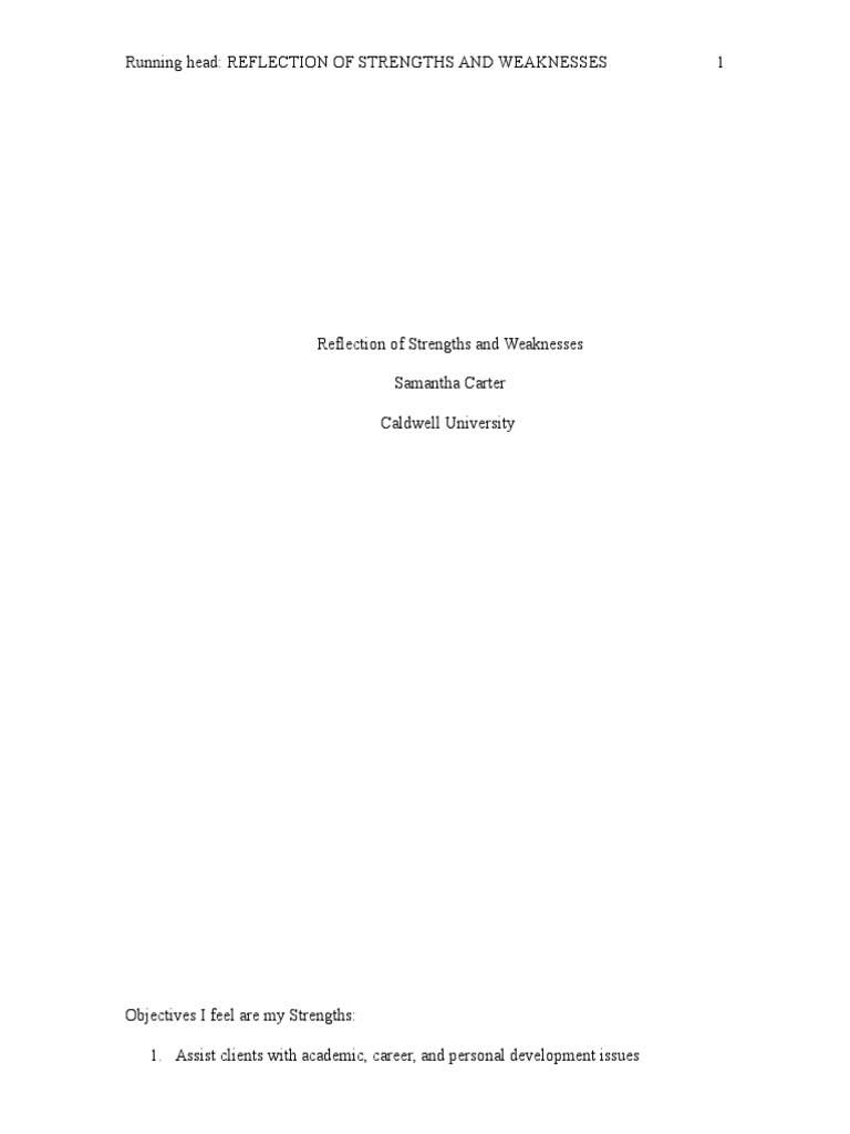 Reflection | PDF | School Counselor | Educational Assessment