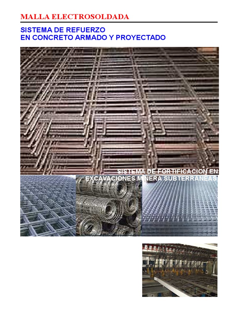 Ficha Tecnica de Mallas Electrosoldadas | Descargar gratis PDF | Acero ...