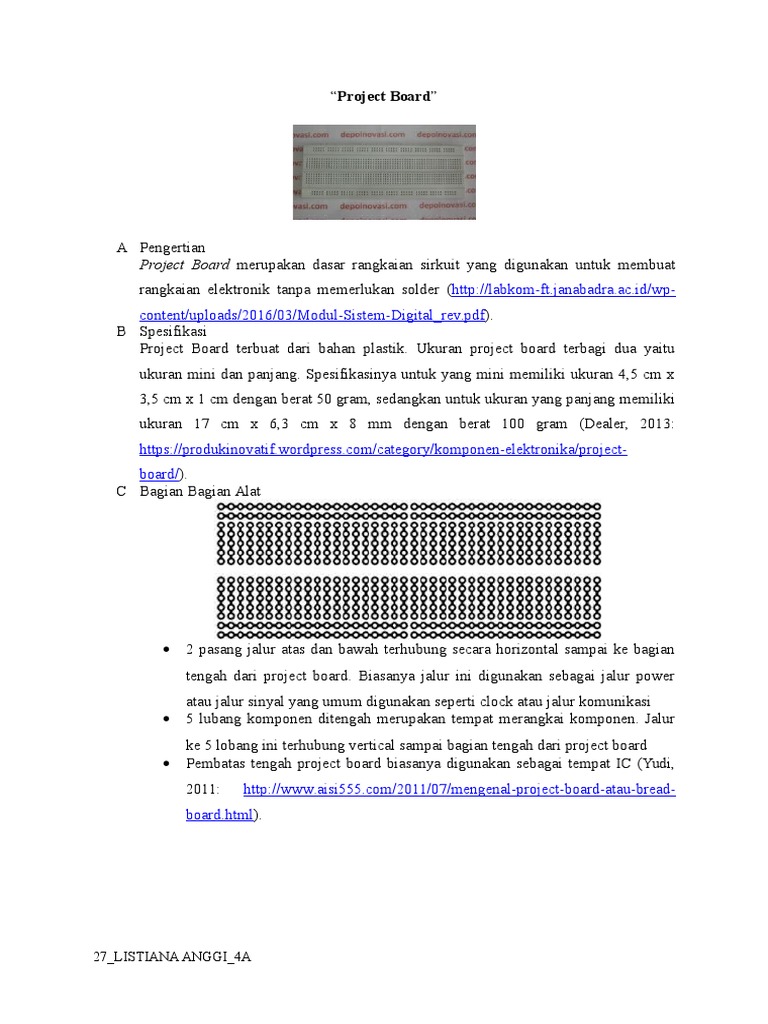 Project Board | PDF