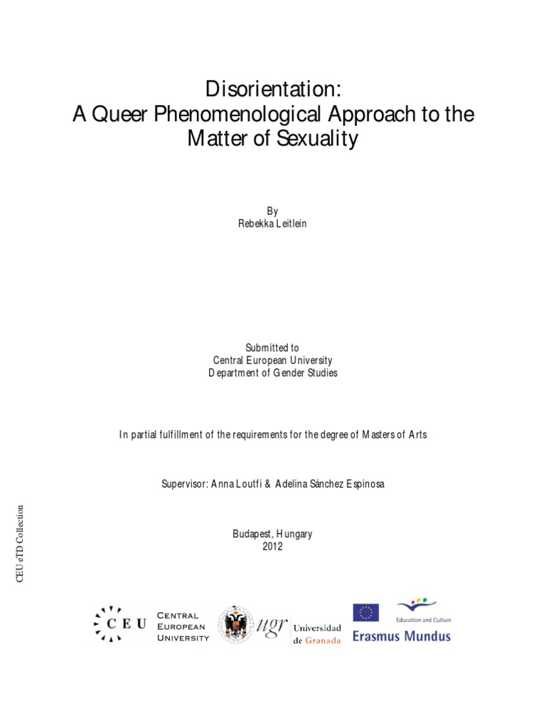 Leitlein Rebekka Ruth | PDF | Queer Theory | LGBTQIA+ Studies