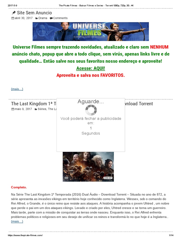 The Pirate Filmes - Baixar Filmes e Series - Torrent 1080p, 720p, 3D ...