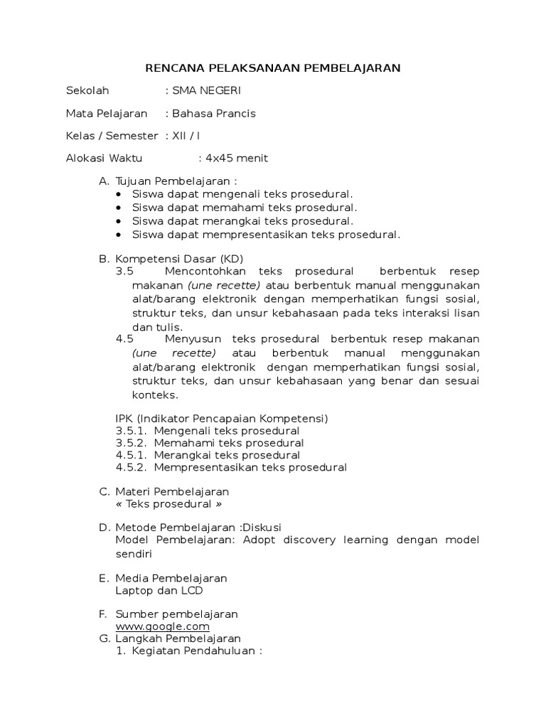 Mempelajari Teks Prosedural | PDF