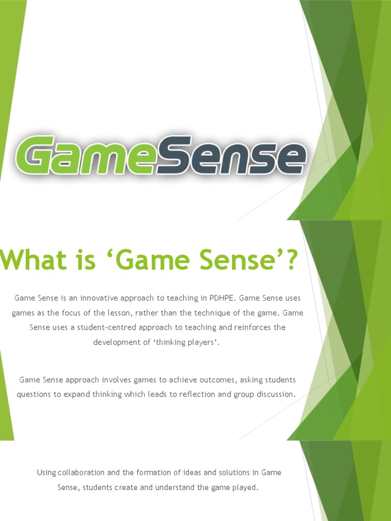 Game Sense Powerpoint | PDF | Physical Education | Inclusion (Education)