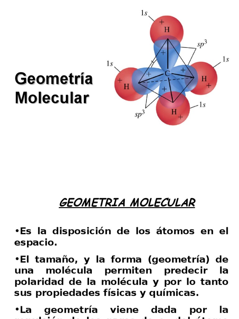 Clase Geometria Molecular | PDF | Polaridad química | Enlace químico