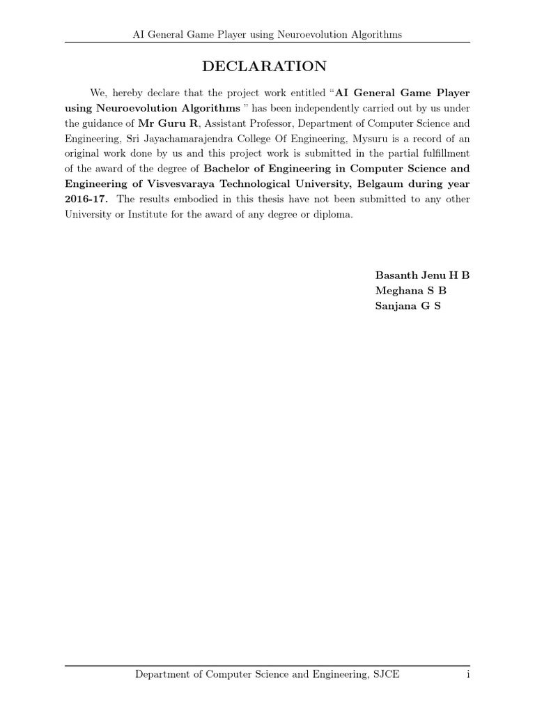 Neuroevolution for Game AI Development | PDF | Artificial Intelligence ...