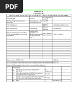 Form 16 - Blank Format | PDF