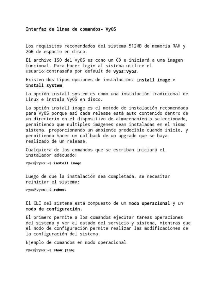 Interfaz de Linea de Comandos | PDF | Interfaz de línea de comando ...