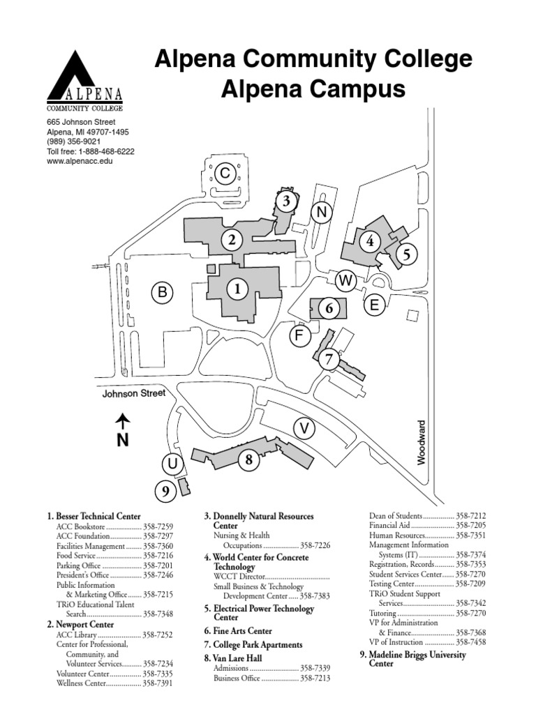 Alpena Community College Alpena Campus: Johnson Street | PDF | Science ...
