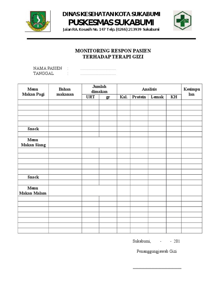 Monitoring Nutrisi dan Respon Pasien Terhadap Terapi Gizi | PDF