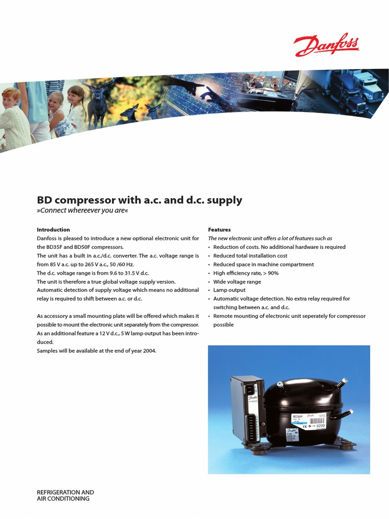 Introducing the BD35F and BD50F Compressors with an Optional Electronic ...