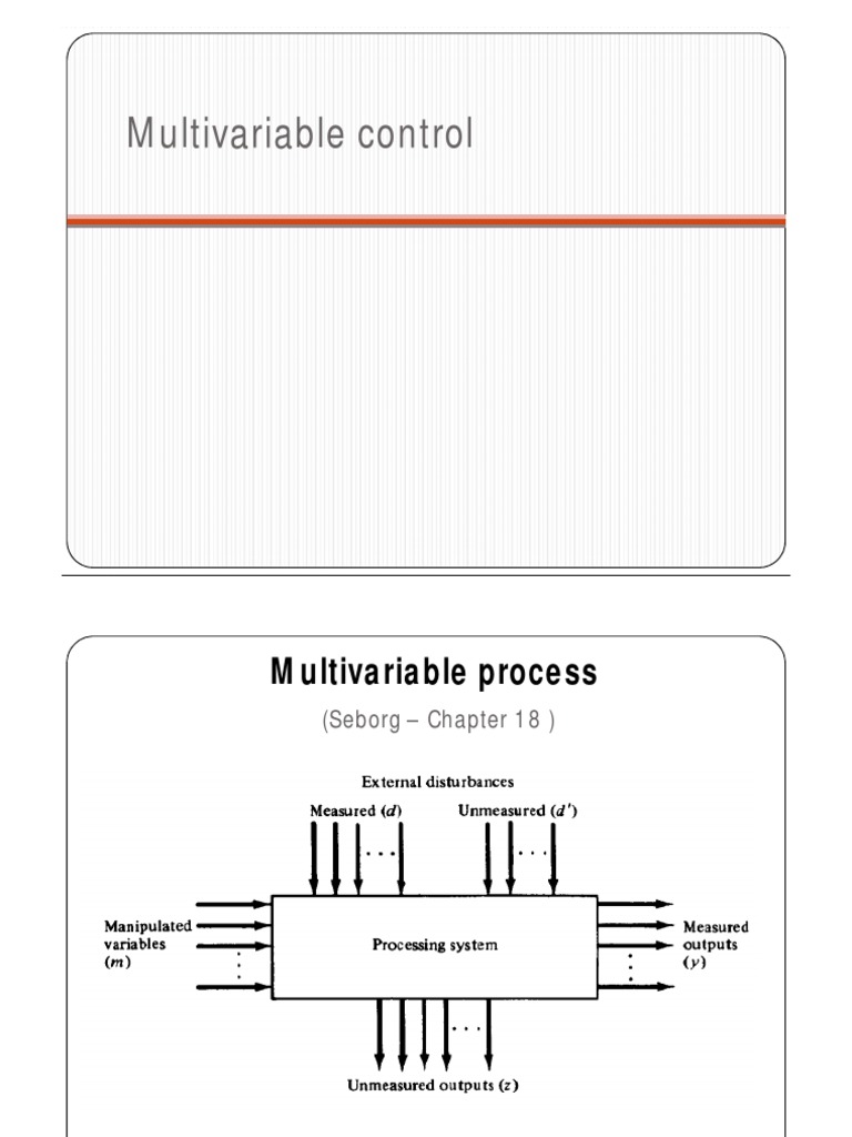 Multivariable Control System | PDF | Linear Algebra | Systems Theory