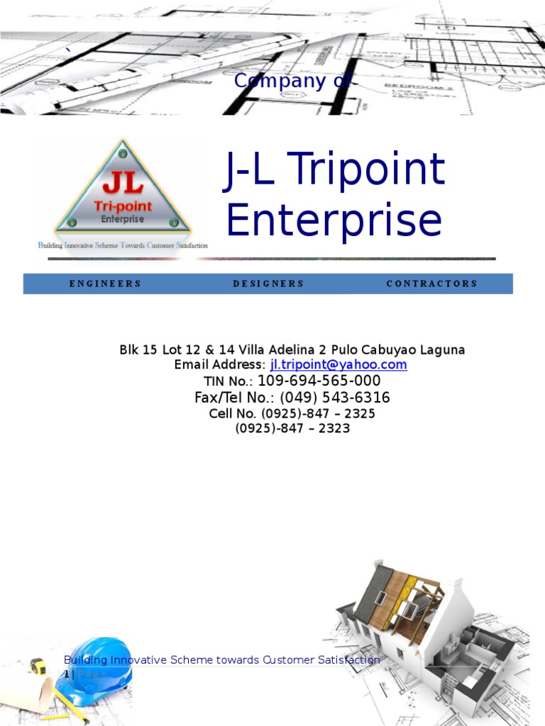 J-L Tripoint Company Profile | PDF | Engineering | Industries