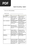 Sample Rubric | PDF | Rubric (Academic) | Storytelling