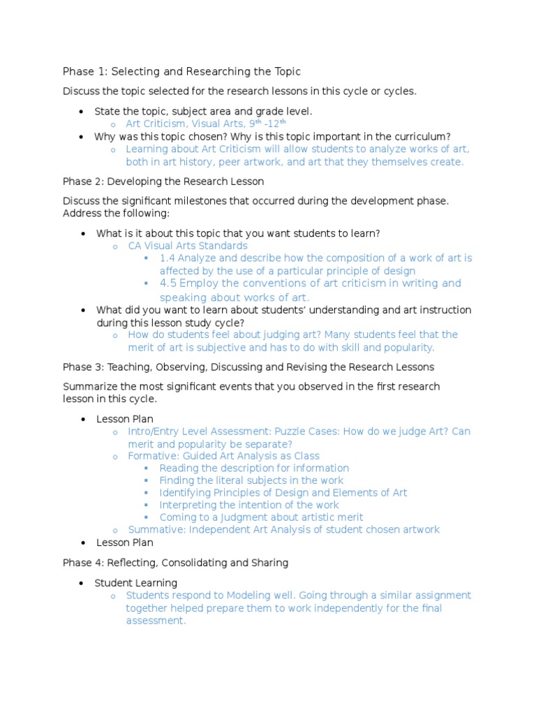 Steps | PDF | Lesson Plan | Educational Assessment
