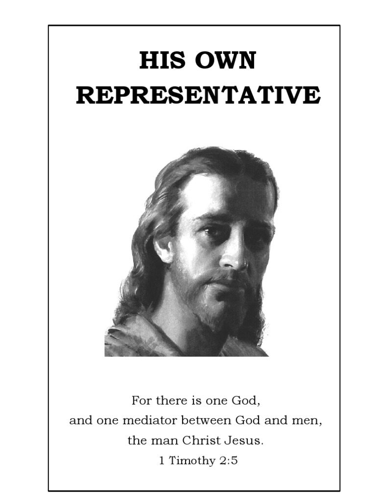 His Own Representative | PDF | God The Father | Disciple (Christianity)
