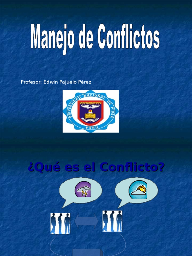Manejo de conflictos.ppt | Conflicto (proceso) | Mediación