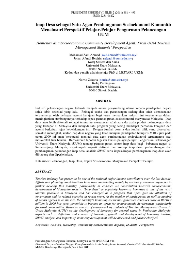 Contoh Karangan Pengalaman Inap Desa