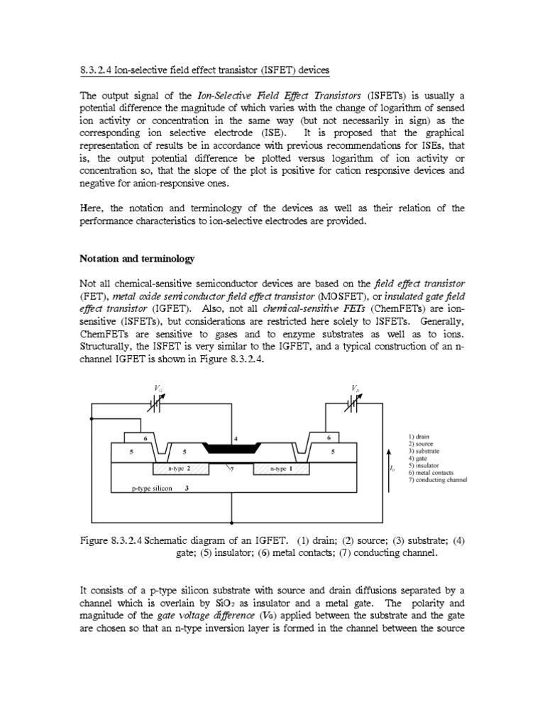 Ion Selective Electrode | PDF | Field Effect Transistor | Mosfet