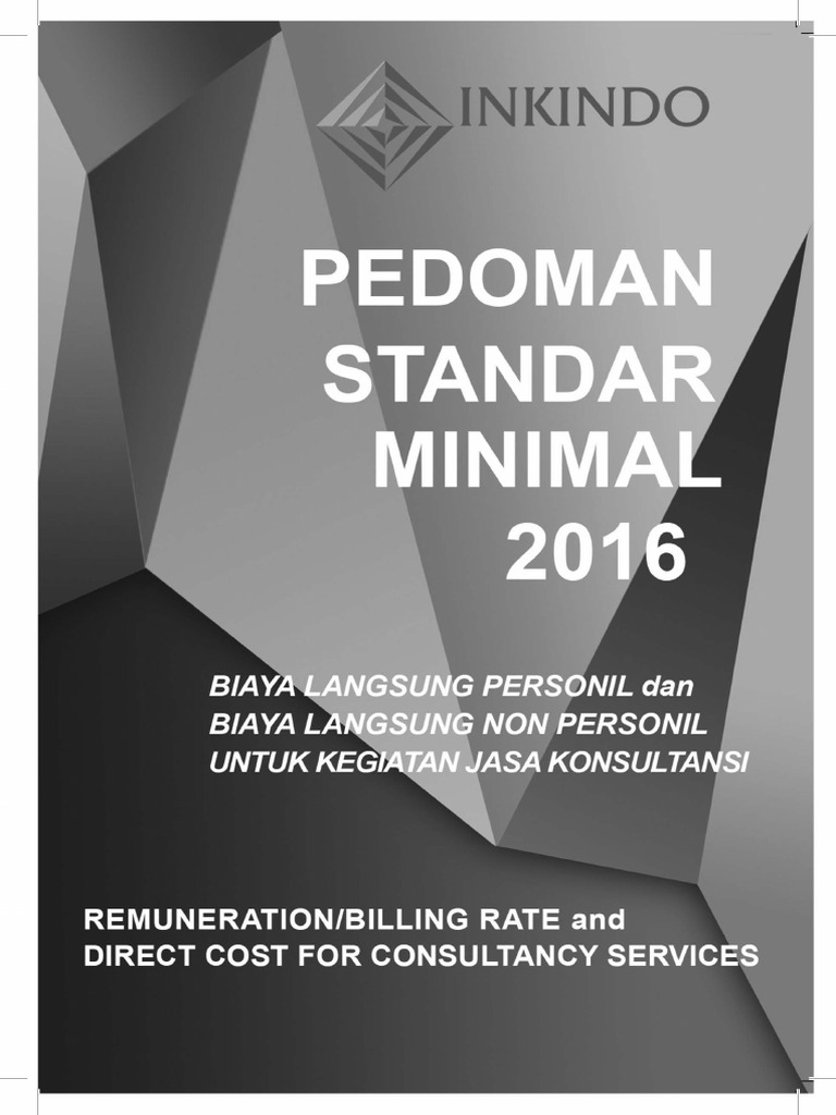 Buku Billing Rate INKINDO 2016 | PDF