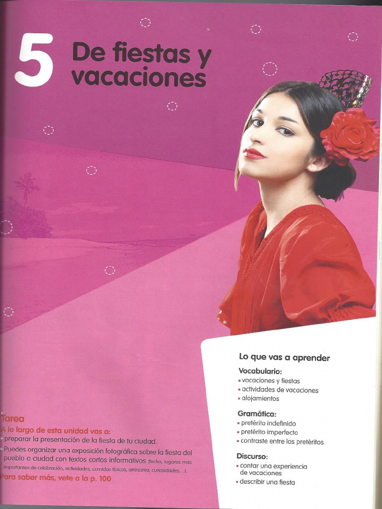 Espanhol 8 Ano Unidade 5 Vacaciones - Pasapalabra | PDF