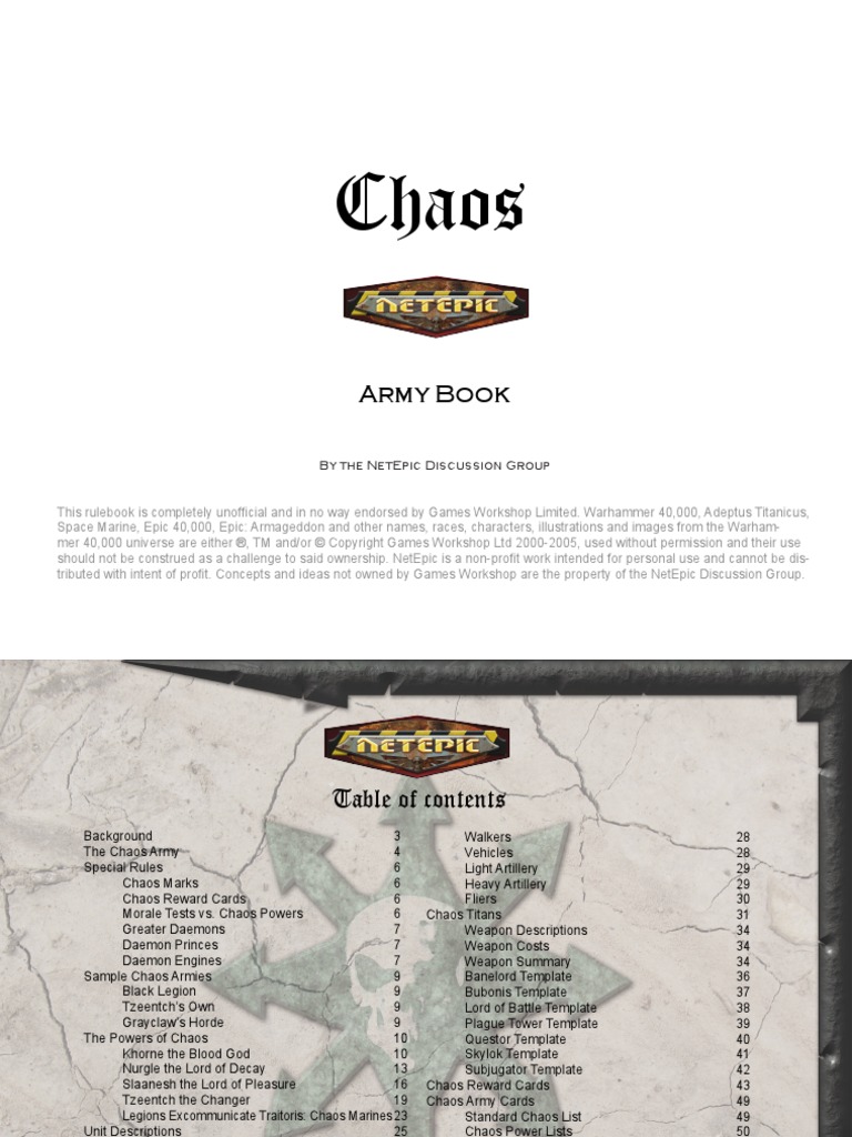 Epic Chaos PDF | PDF