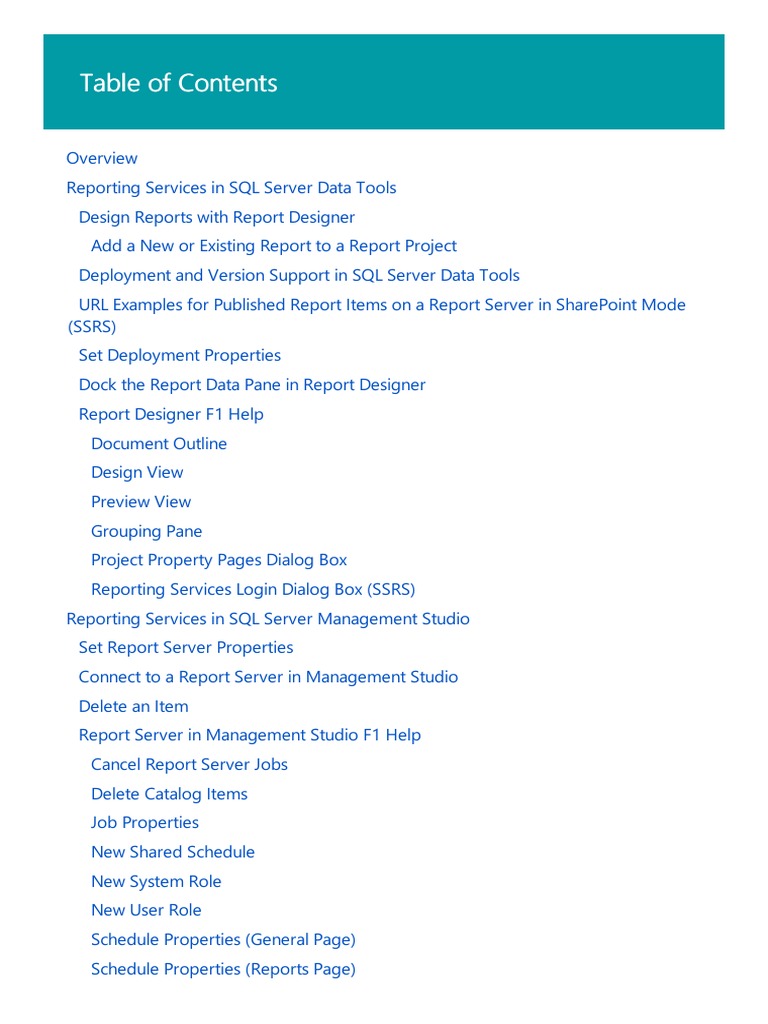 SSRStools | PDF | Share Point | Microsoft Sql Server