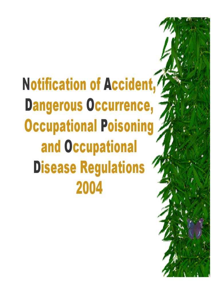 Slide Nadopod | PDF | Occupational Safety And Health Administration ...