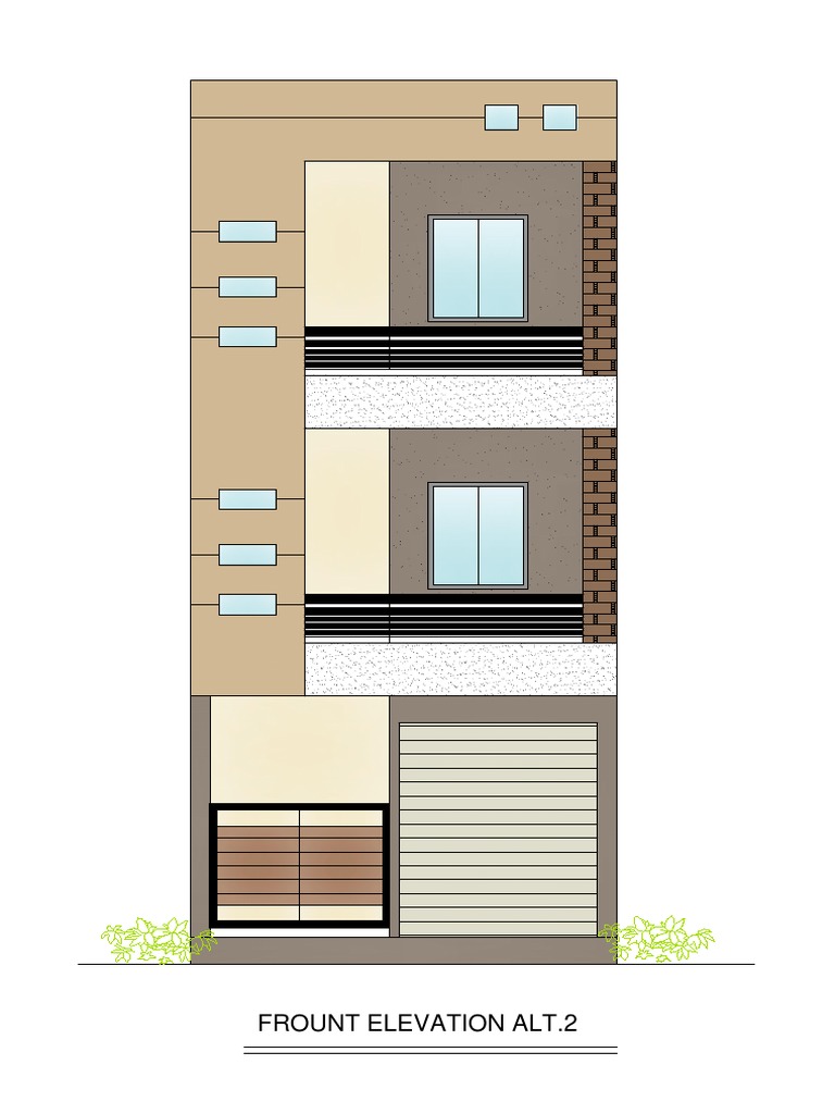 An Alternative Front Elevation Design Focusing on Aesthetic and ...