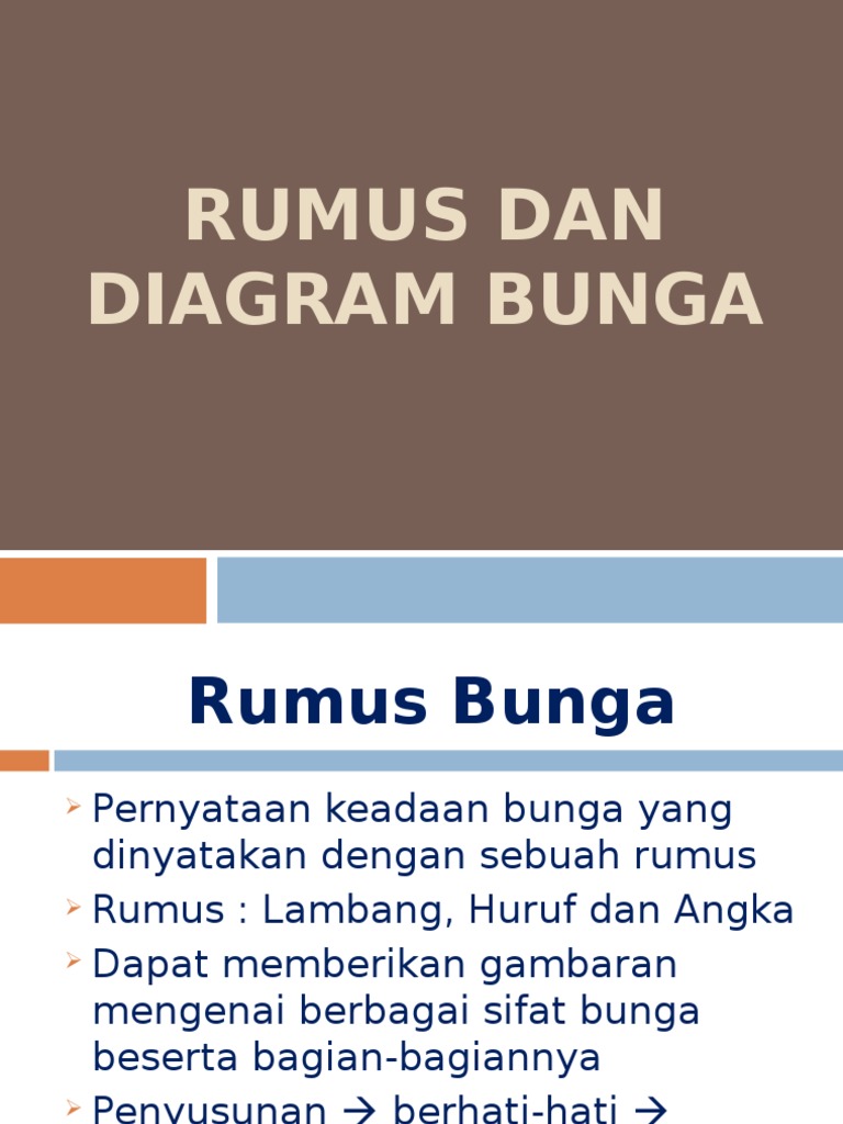 Rumus Dan Diagram Bunga Ppt Filename Utf 8 Rumus Dan Diagram