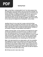 Sample Prayer For Intramurals | PDF | Wellness | Religion & Spirituality