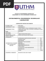 Imhoff Cone Test Instructions-Settleable Solids | PDF | Chemistry | Nature