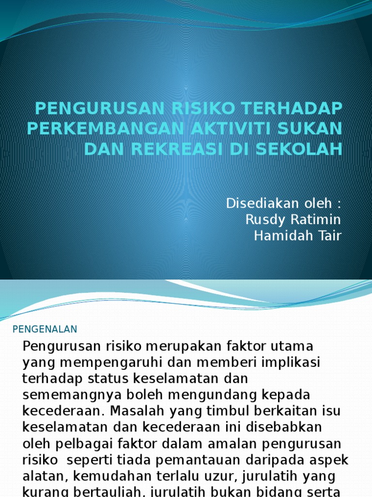 Pengurusan Risiko 2017 | PDF