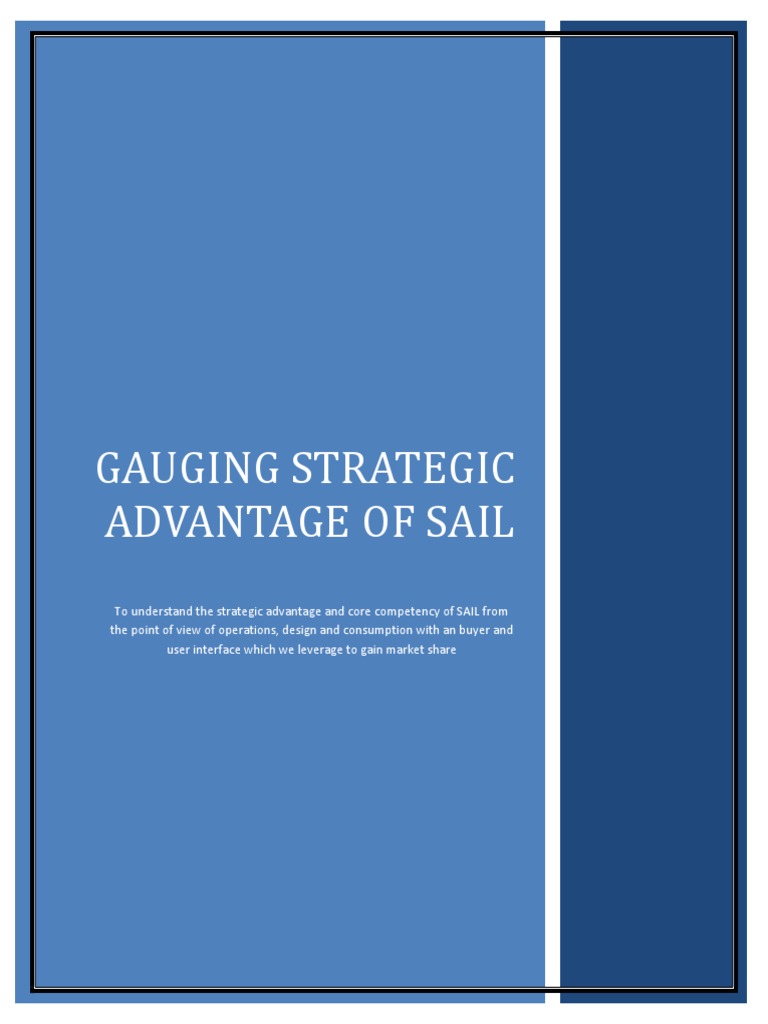 Gauging Strategic Advantage of Sail | PDF | Strategic Management | Sales