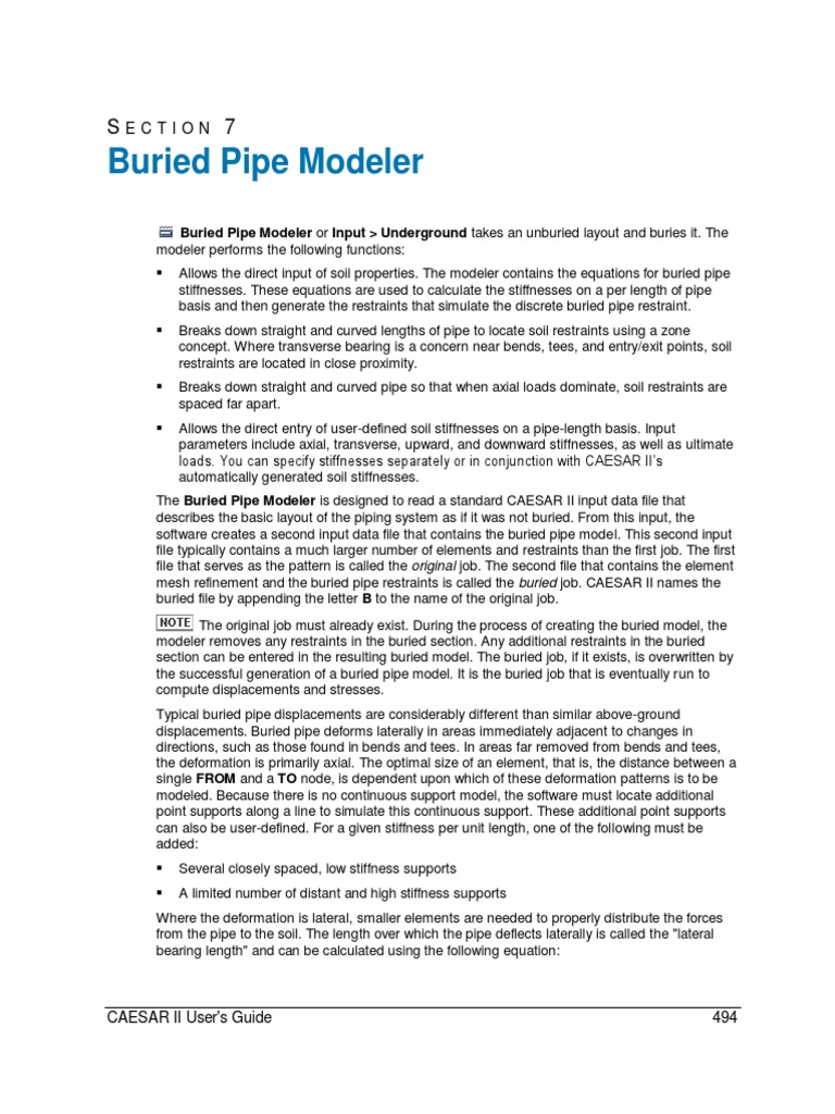 7 Buried Pipe Modeler PDF | PDF | Computers