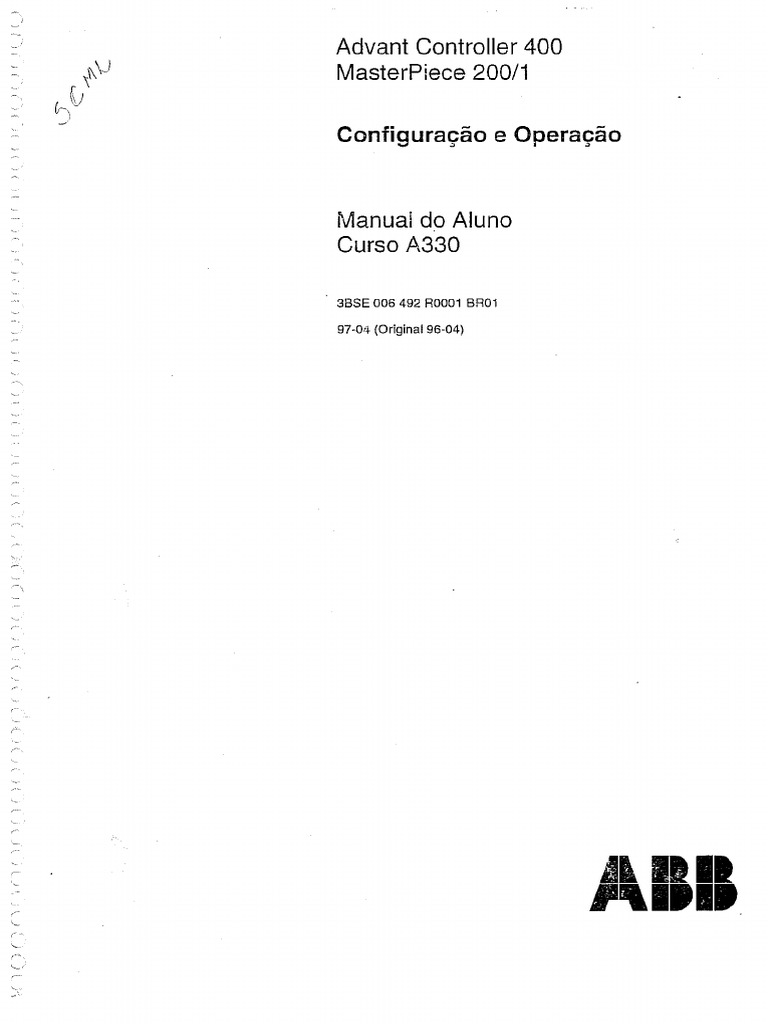 Advant Controller 400, Master Piece 200 - 1 Curso A330 - FRENTE | PDF