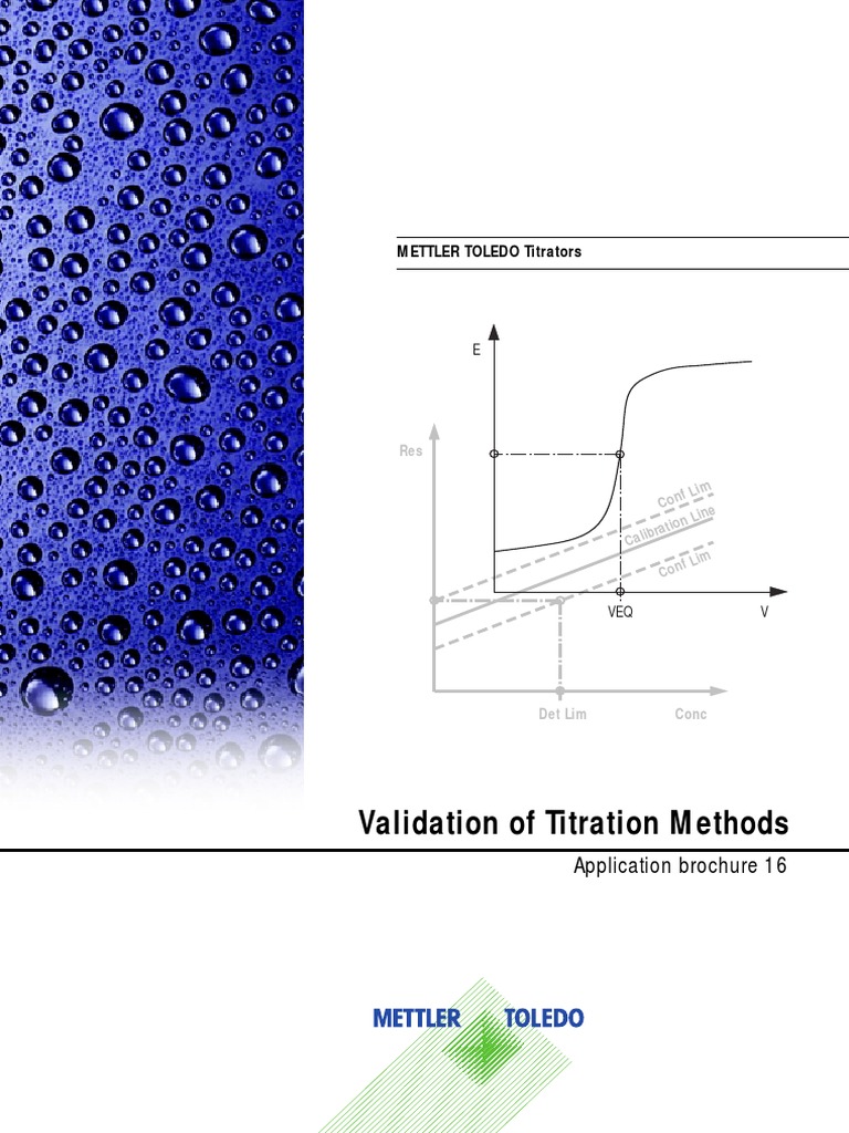 Validation of Titrations | PDF | Titration | Chemistry