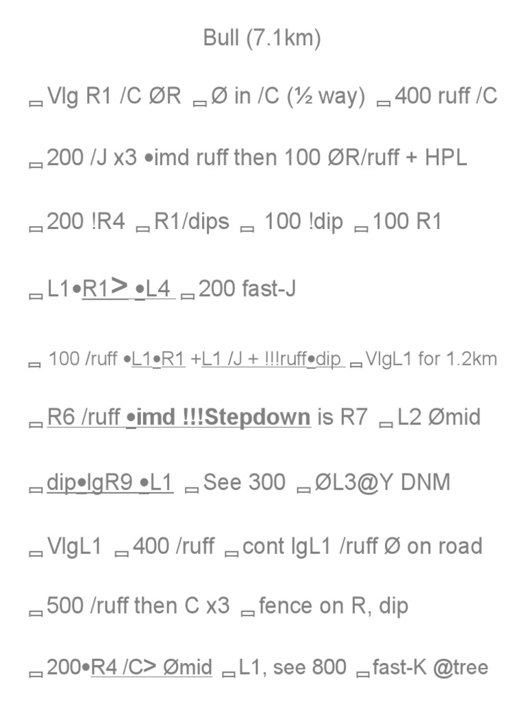 Rally Pace Notes Sample | PDF