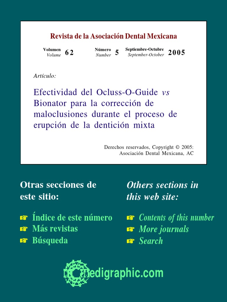 Ocluso Guide Vs Bio Nator | PDF | Diente humano | Boca