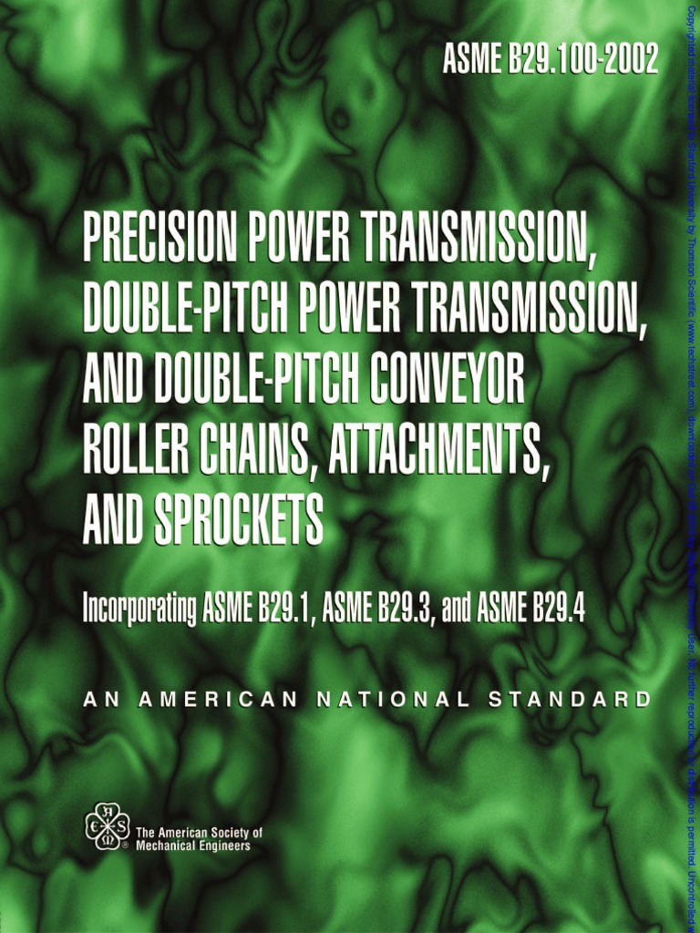 B29 100 2002 | PDF | Industries | Engineering