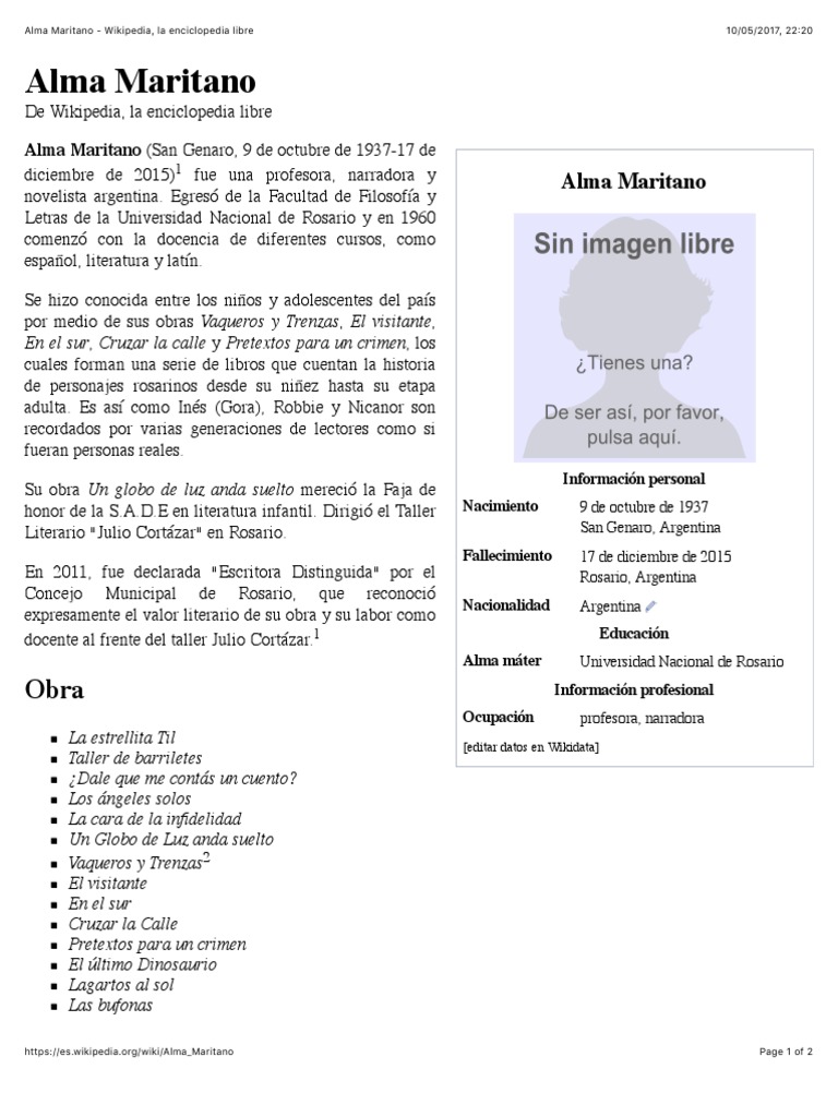 Alma Maritano | PDF | Wikipedia