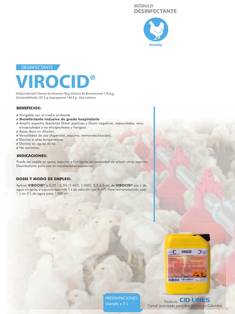 Ficha Técnica Virocid | PDF