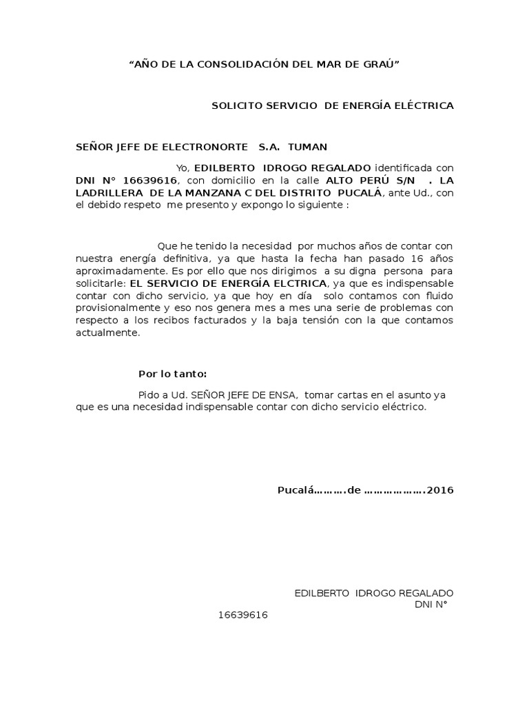 Solicitud ENSA | PDF