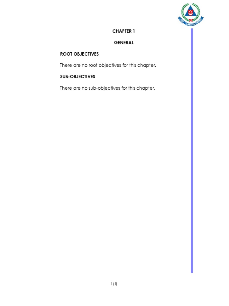 General Root Objectives: There Are No Root Objectives For This Chapter | PDF