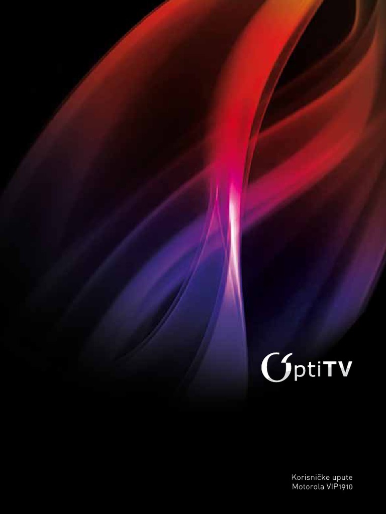 Upute OptiTV | PDF | Display Technology | Film And Video Technology