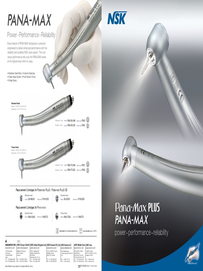 Pana Max Plus | PDF | Bearing (Mechanical) | Cartridge (Firearms)