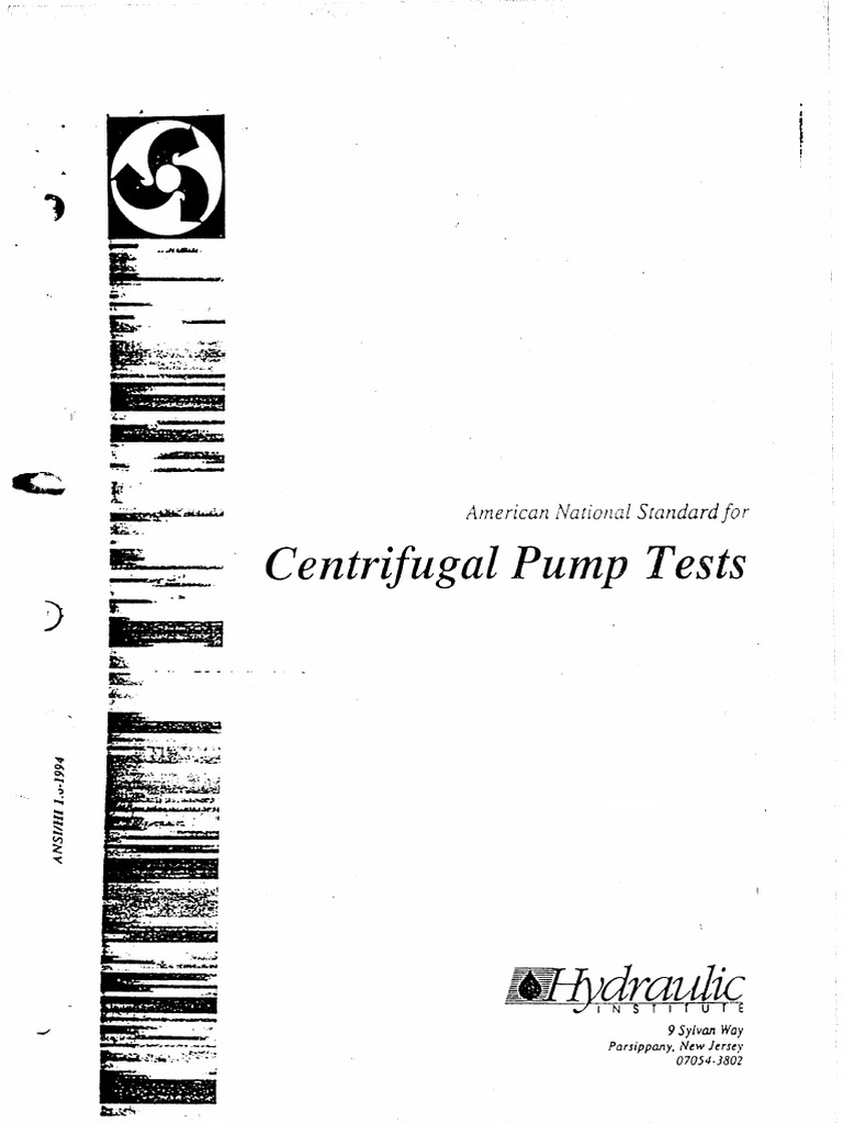 Centrifugal Pump Tests | PDF