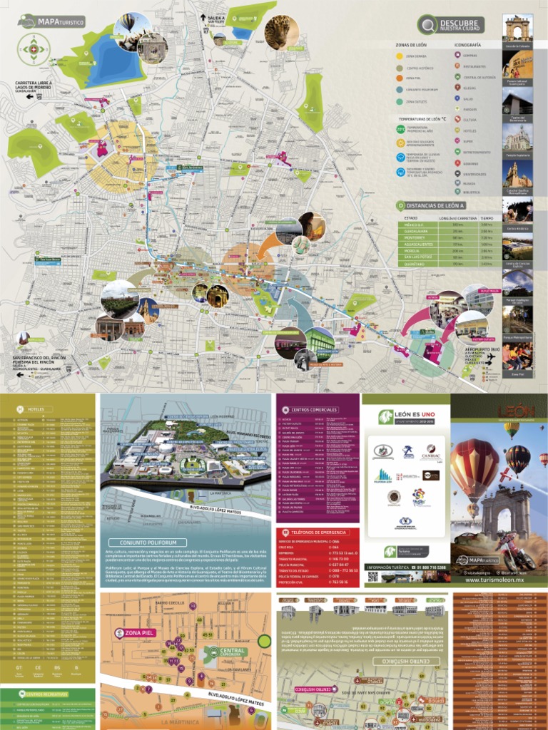 Mapa Turistico Leon PDF | PDF