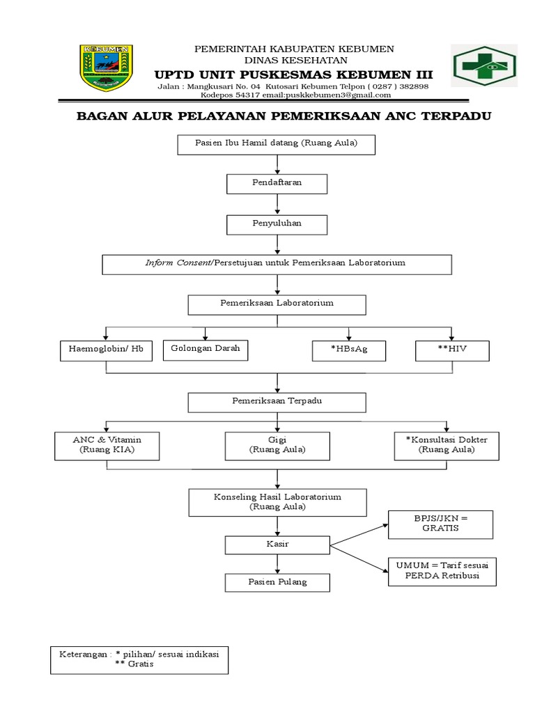 Bagan Alur Anc Terpadu Fix | PDF